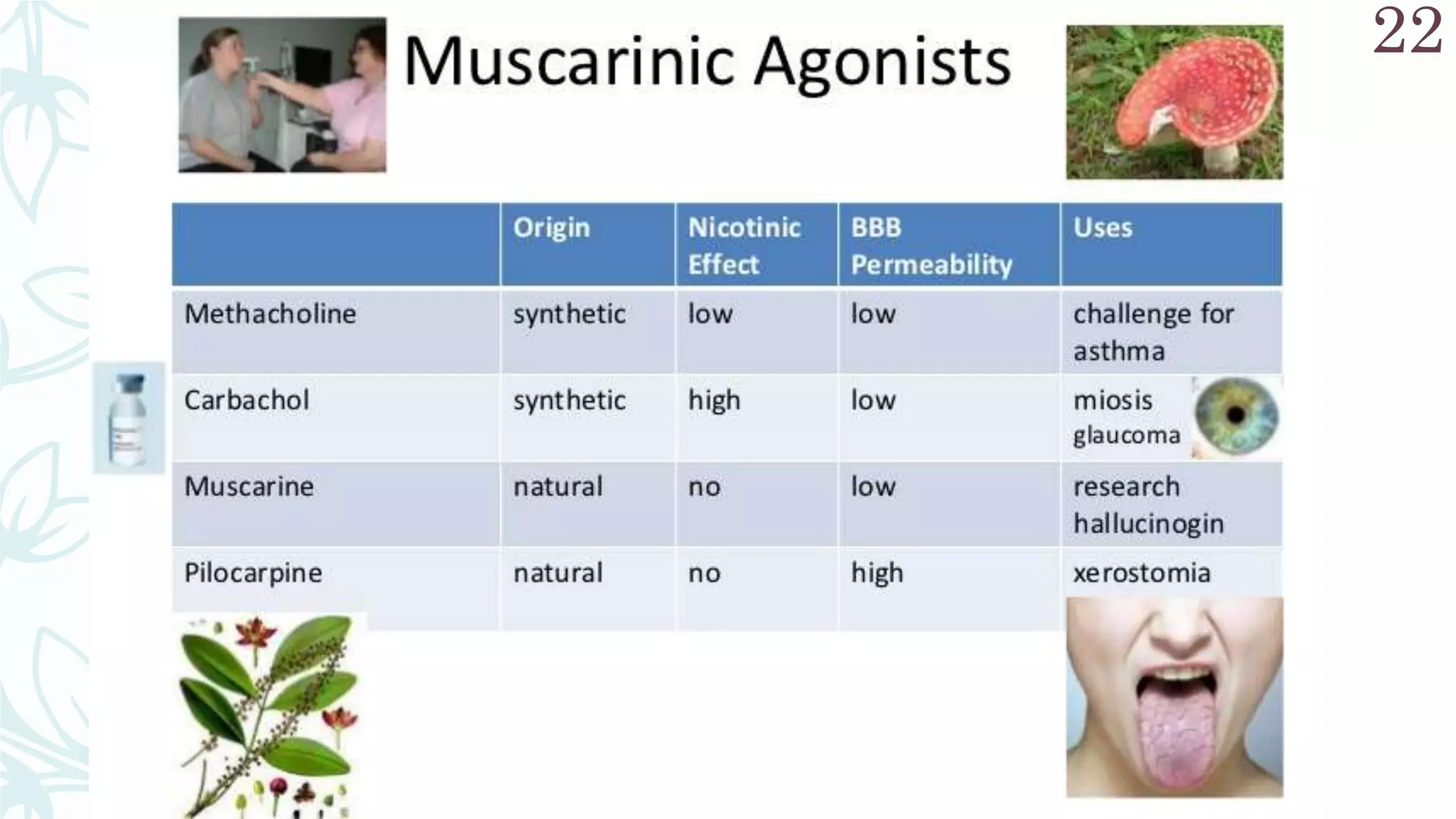 UNIT III_cholinergic neurotransmitter agonist | PPTX