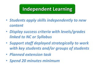 5 part lesson structure | PPTX