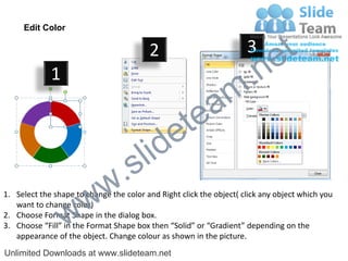 5 parts circle diagram ppt slides presentation diagrams templates | PDF