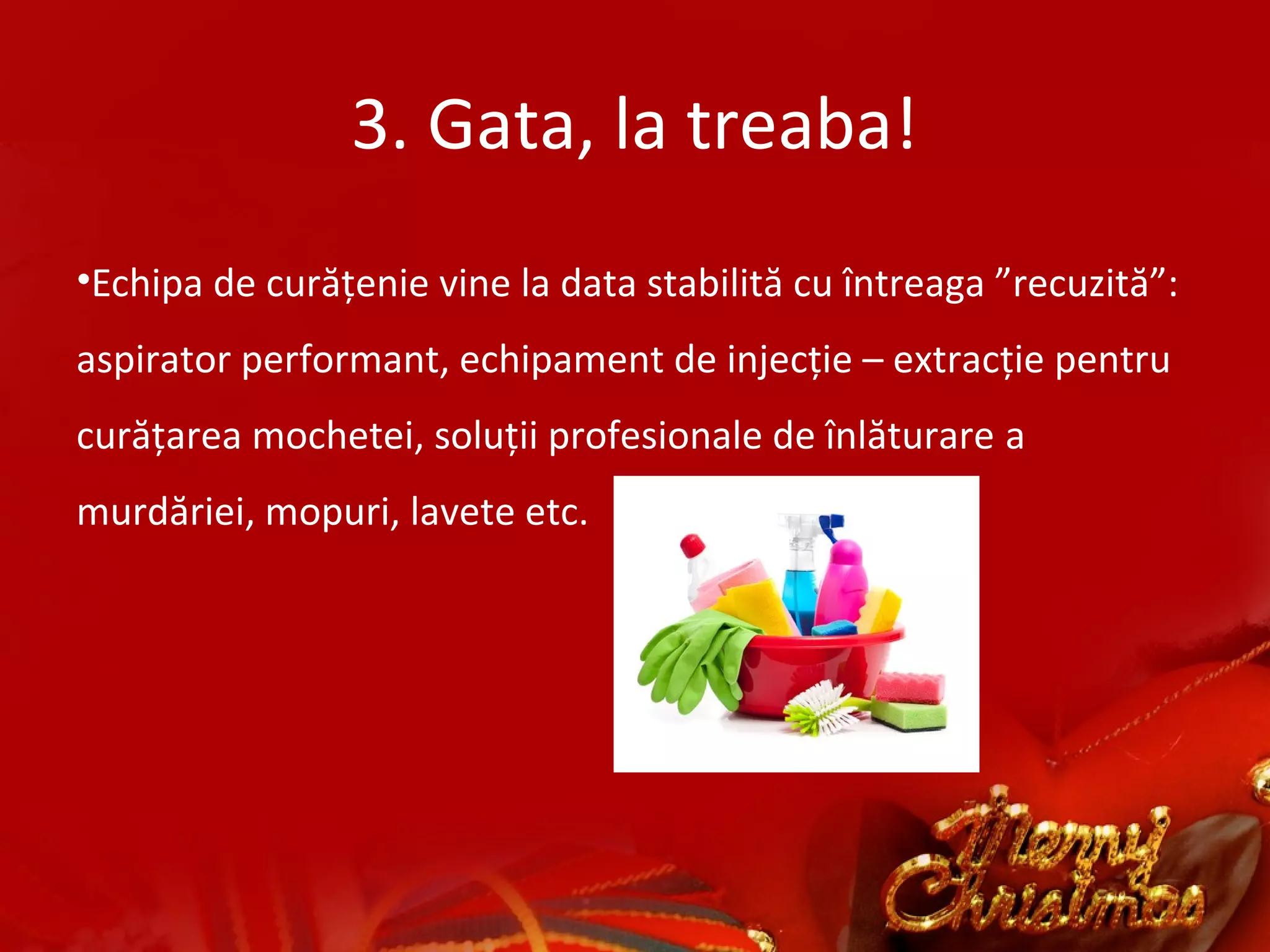 5 pasi pentru o casa curata | PPT