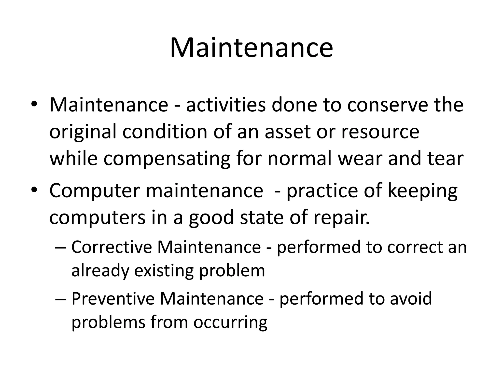 5 pc maintenance | PPTX