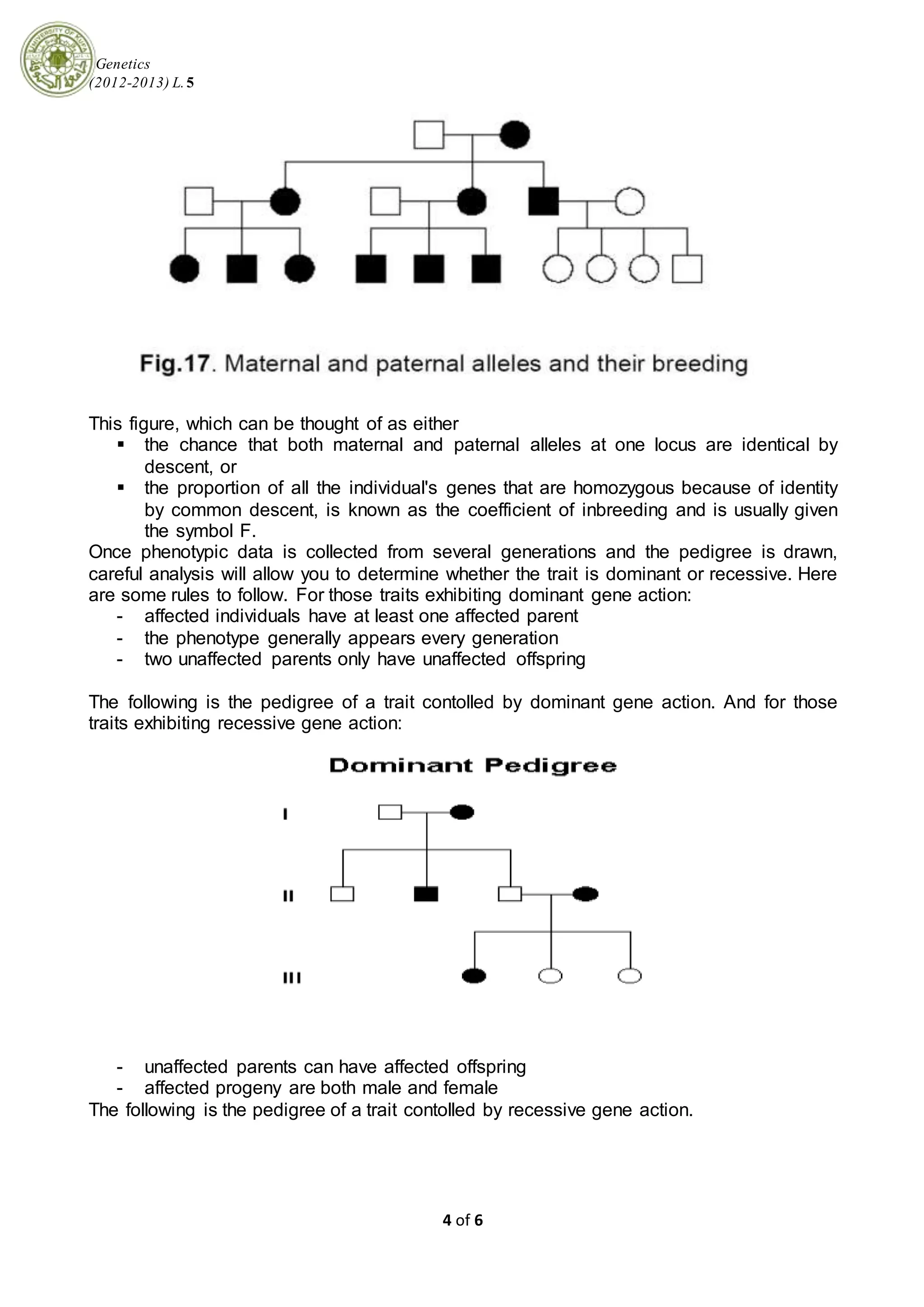 Pedigree analysis | PDF