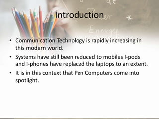 5pen pc Technology | PPTX
