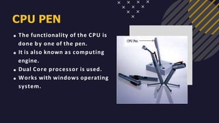 5 pen pc 21311a04v3.pptx | Computer Peripherals | Computing