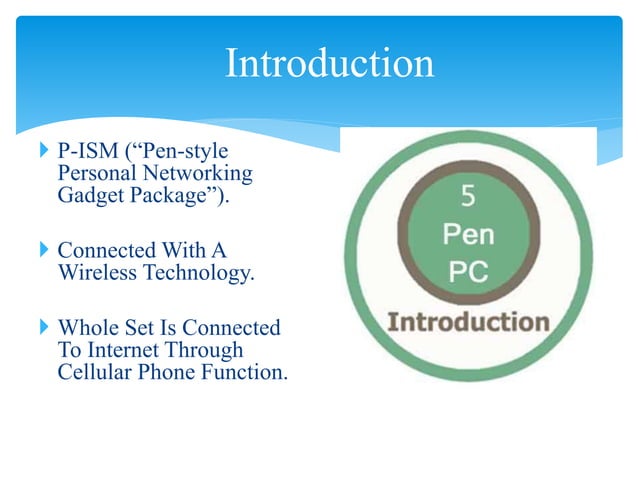 5 pen pc ppt | PPT