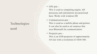 5 Pen PC Technology | PDF