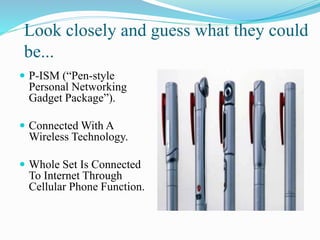 5 PEN TECHNOLOGY SLIDES | PPTX