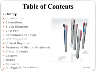 5 PEN PC TECHNOLOGY | PPTX