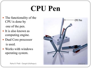 5 PEN PC TECHNOLOGY | PPTX