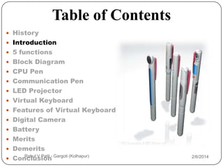 5 PEN PC TECHNOLOGY | PPTX