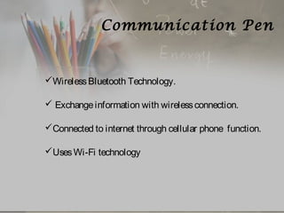 5 pen pc technology | PPT