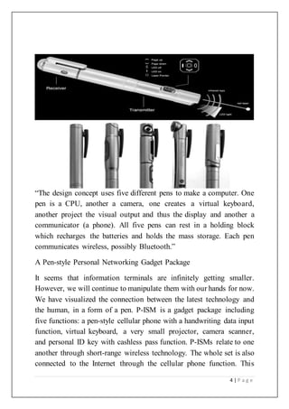 5 pen technology documentation | DOCX