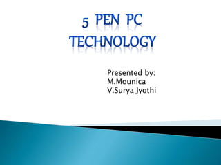 5 pen technology ppt | PPTX