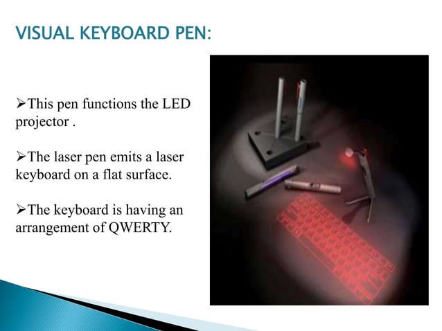 5 pen technology ppt | PPT