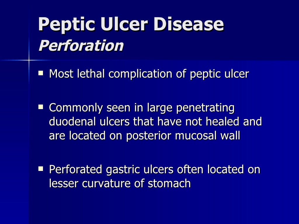Peptic Ulcer Disease Ppt April 2005