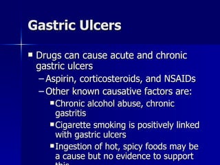 Peptic Ulcer Disease Ppt April 2005 | PPT