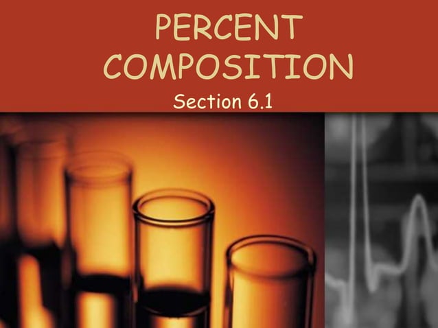 5) PERCENT COMPOSITION.ppt Empirical formula calculation | PPT