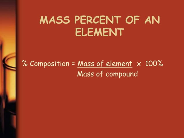 5) PERCENT COMPOSITION.ppt Empirical formula calculation | PPT