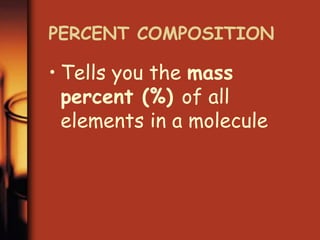 5) PERCENT COMPOSITION.ppt Empirical formula calculation | PPT