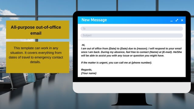 5 Perfect Out Of Office Messages That You Can Use Right Away | PPT