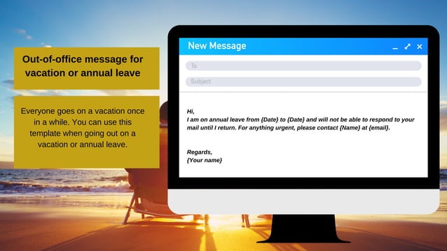 5 Perfect Out Of Office Messages That You Can Use Right Away | PPT