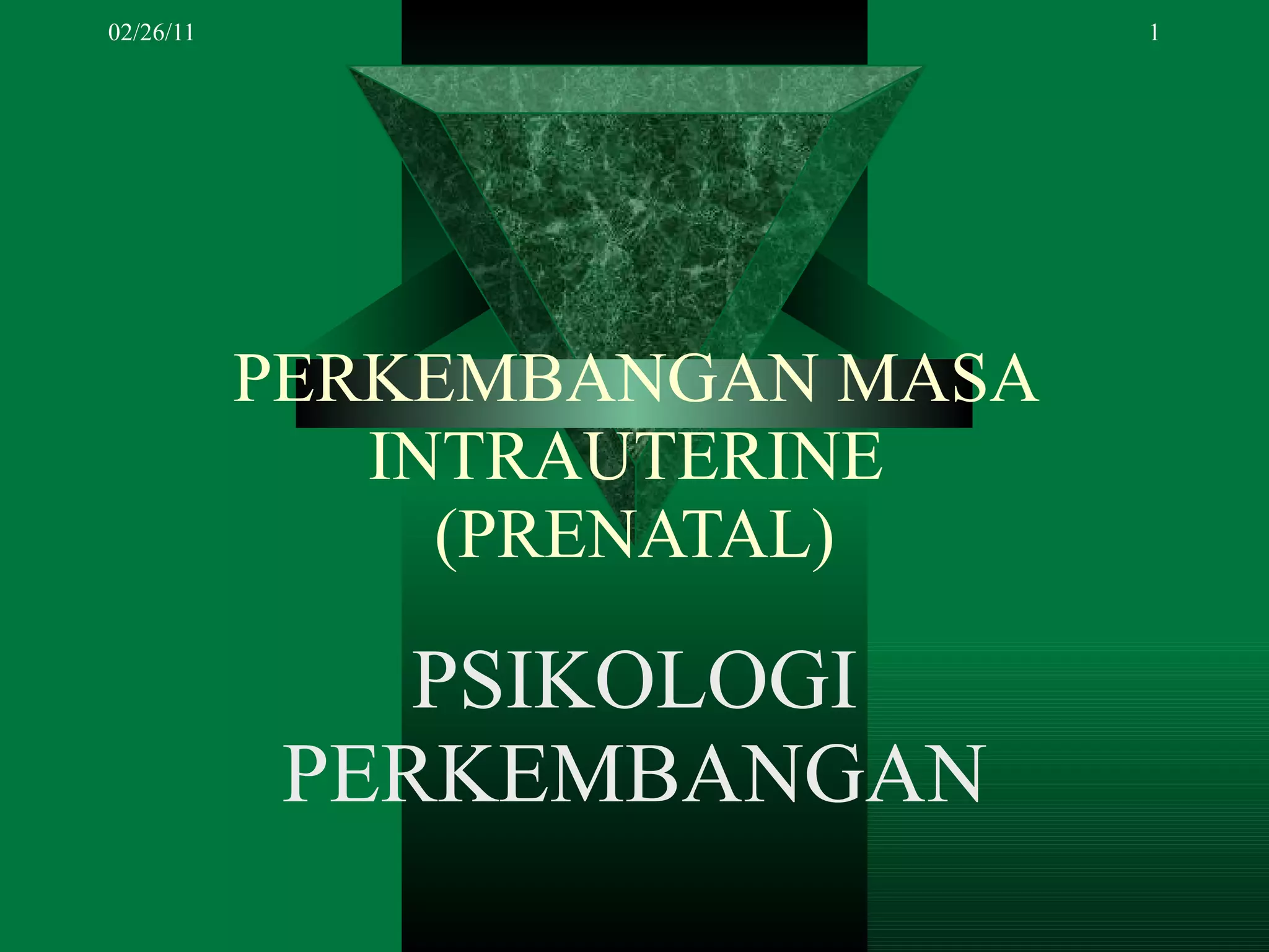 5 periode prenatal | PPT