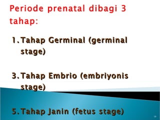 5 periode prenatal | PPT