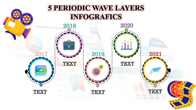 5 PERIODIC WAVE LAYERS INFOGRAFICS presentation | PPT