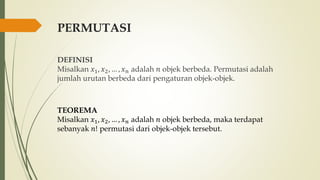 5 permutasi dan kombinasi | PPTX