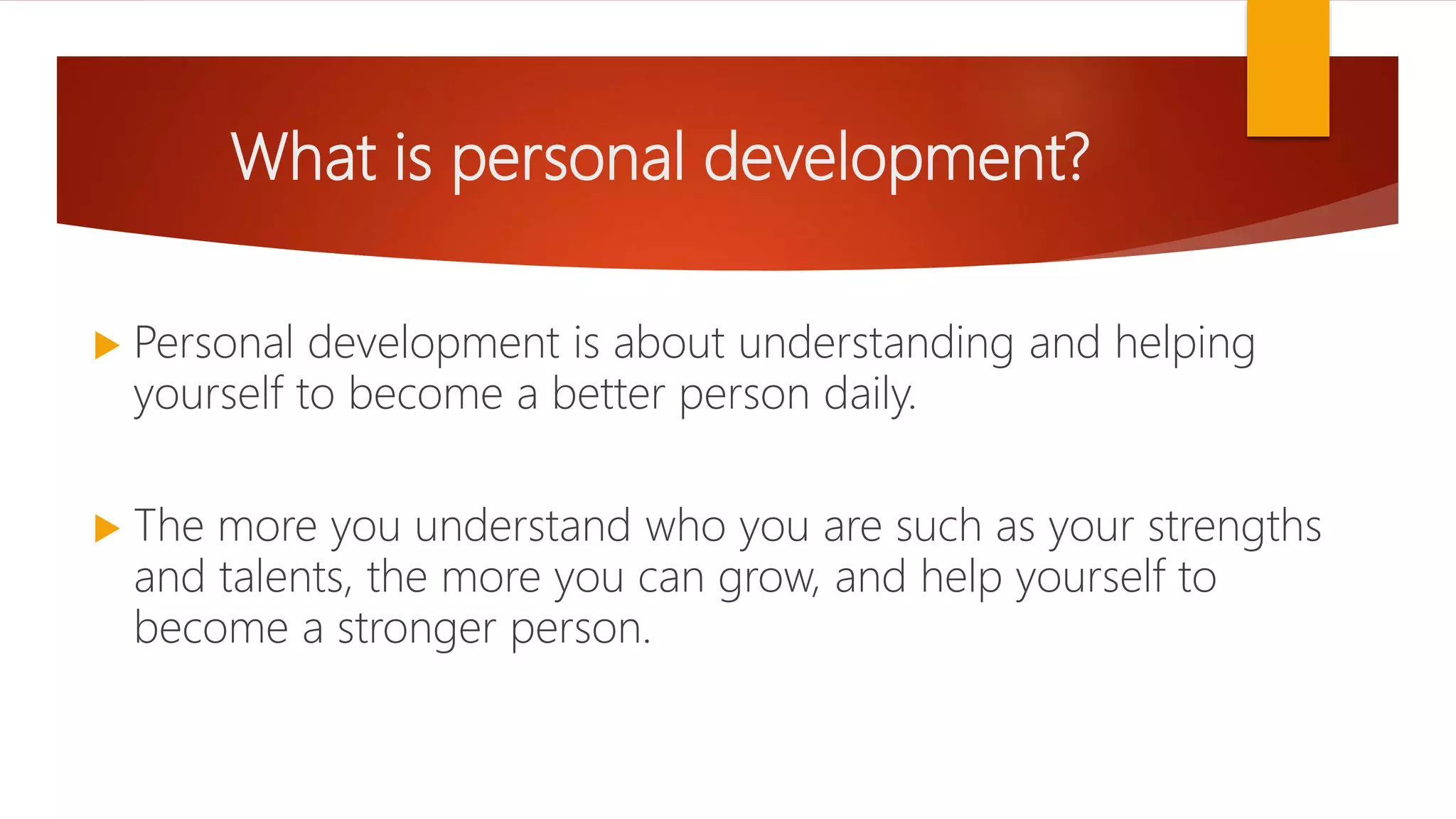 Nourish your mind through personal development | PPT