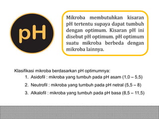 5 pertumbuhan dan perkembangan mikroba (1) | PPTX