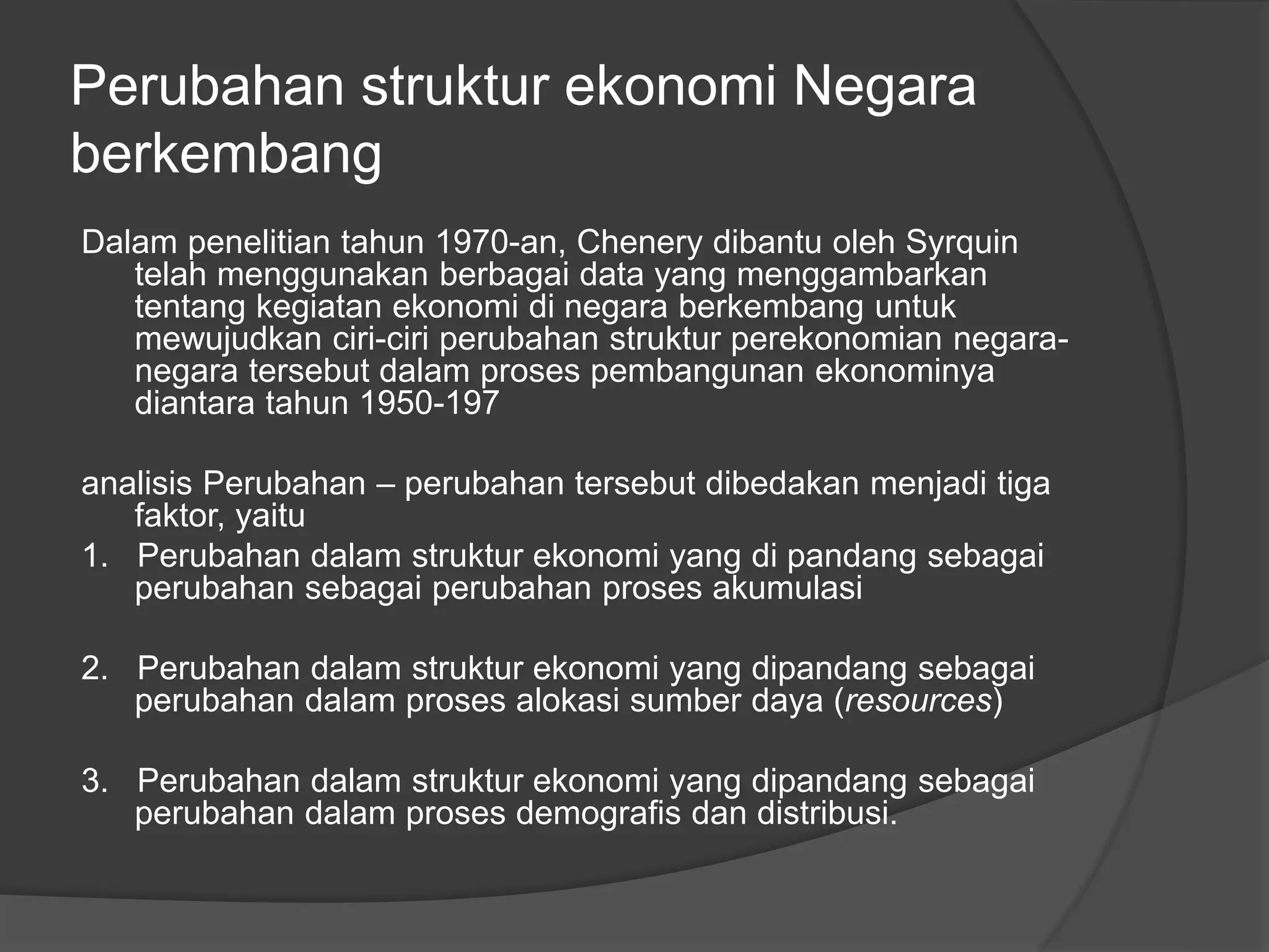 5 perubahan struktur ekonomi | PPT