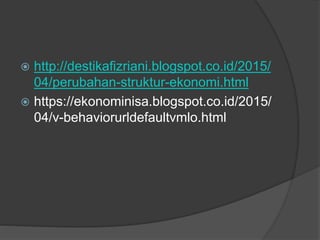 5 perubahan struktur ekonomi | PPT