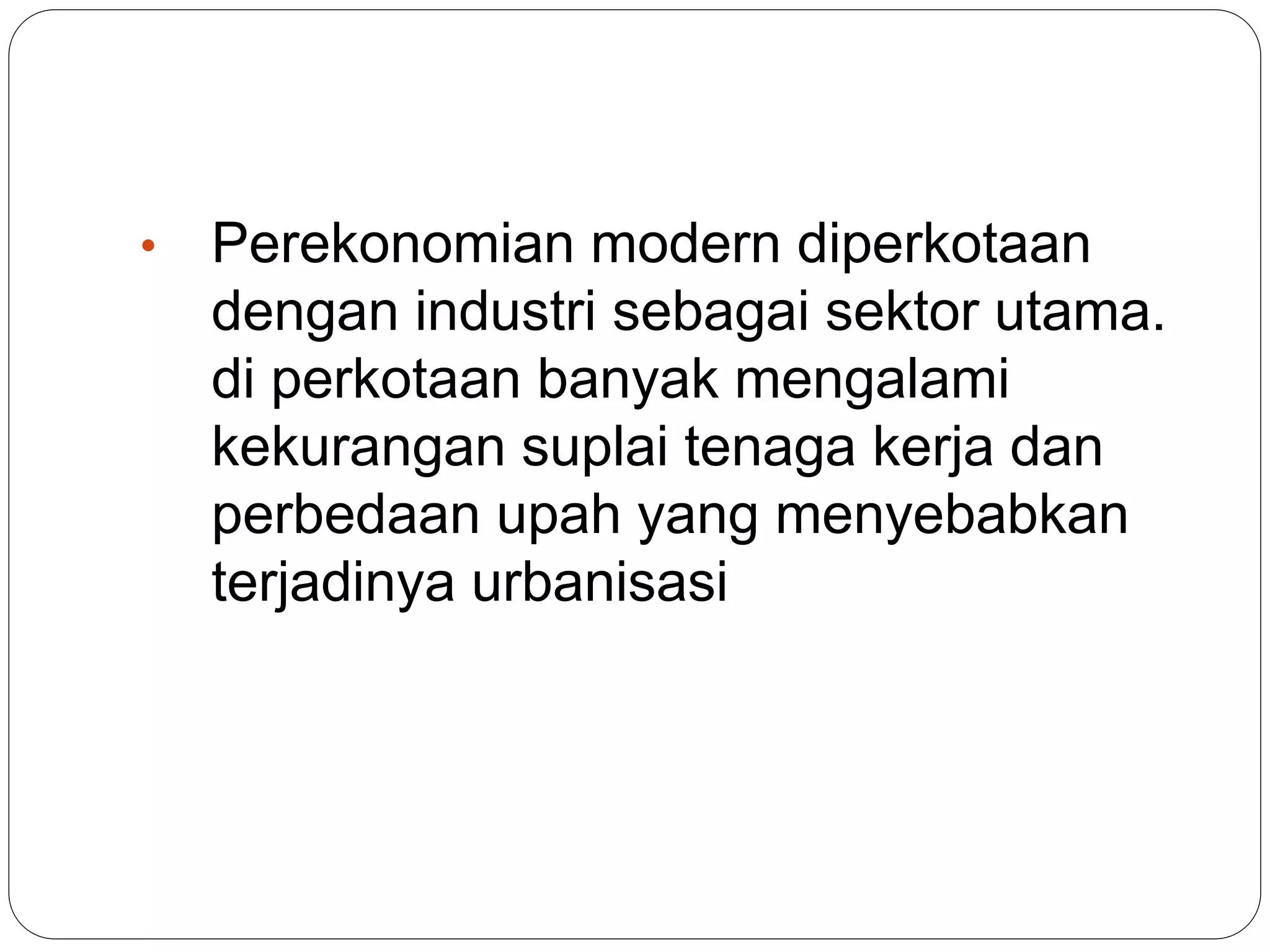 Perubahan Struktur Ekonomi Ppt Free Download