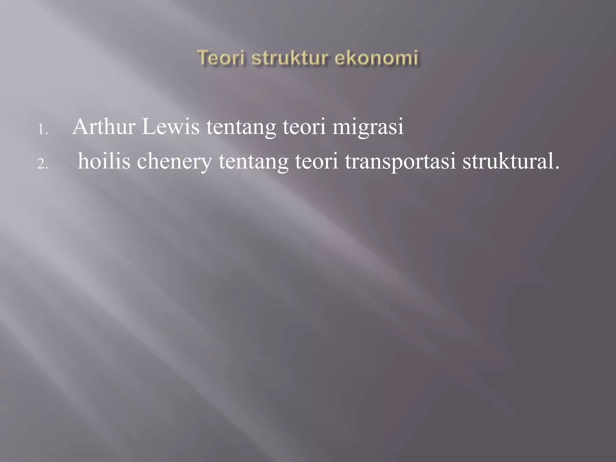 5 perubahan struktur ekonomi | PPTX