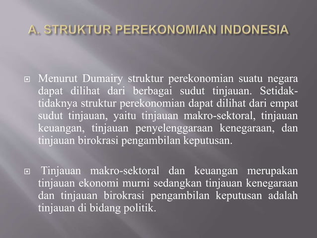 5 perubahan struktur ekonomi | PPTX