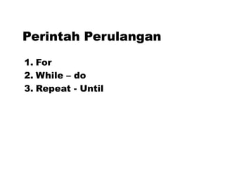 5 perulangan | PPT