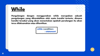 Algoritma dan Struktur Data (Python) - Perulangan | PDF