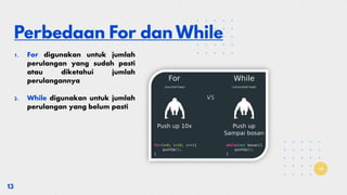 Algoritma dan Struktur Data (Python) - Perulangan | PDF