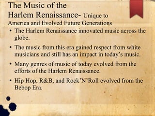 5 p harlem renaissance powerpoint | PDF