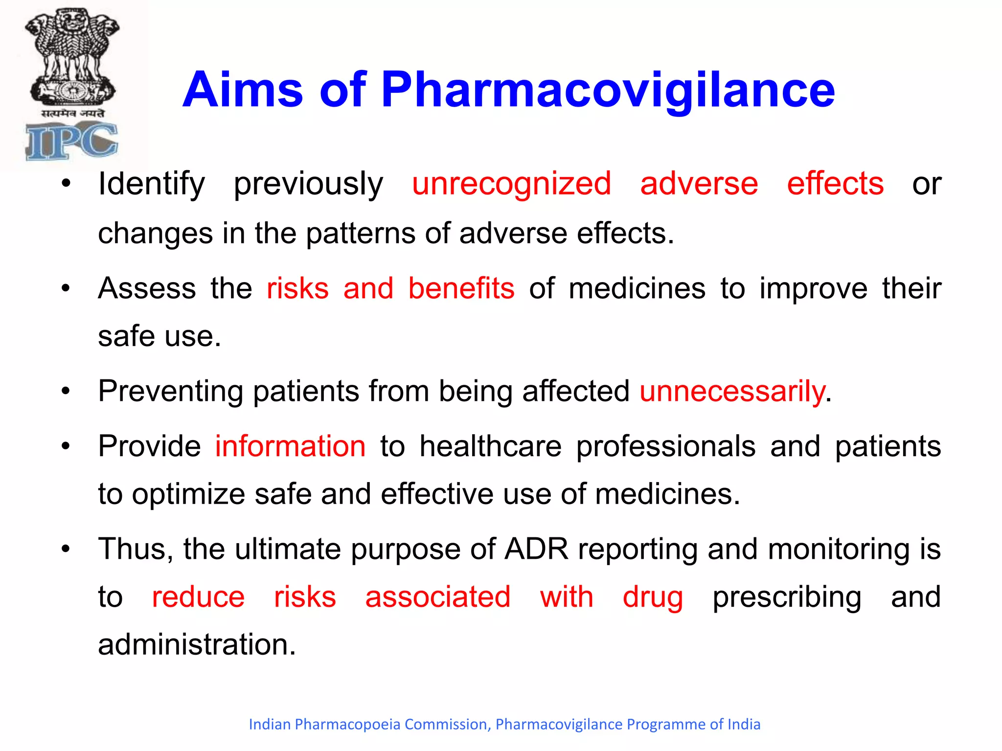 5_Pharmacovigilance system and ADR Reporting.pptx | Pharmaceutical ...