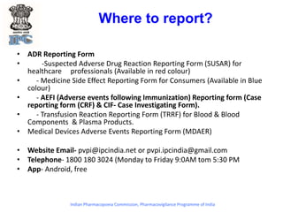 5_Pharmacovigilance system and ADR Reporting.pptx