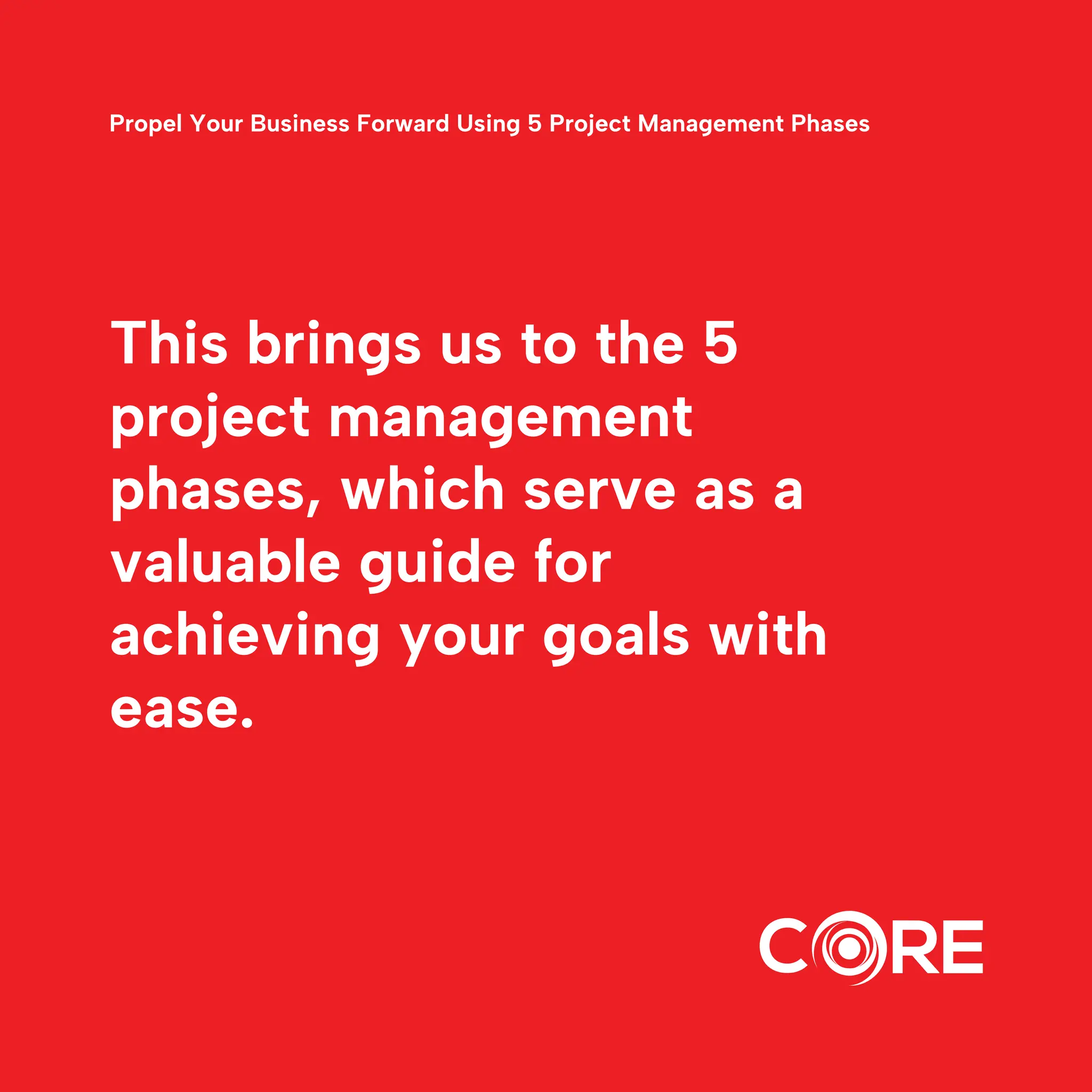 5 Phases of Project Management Life Cycle You Need to Know | PDF