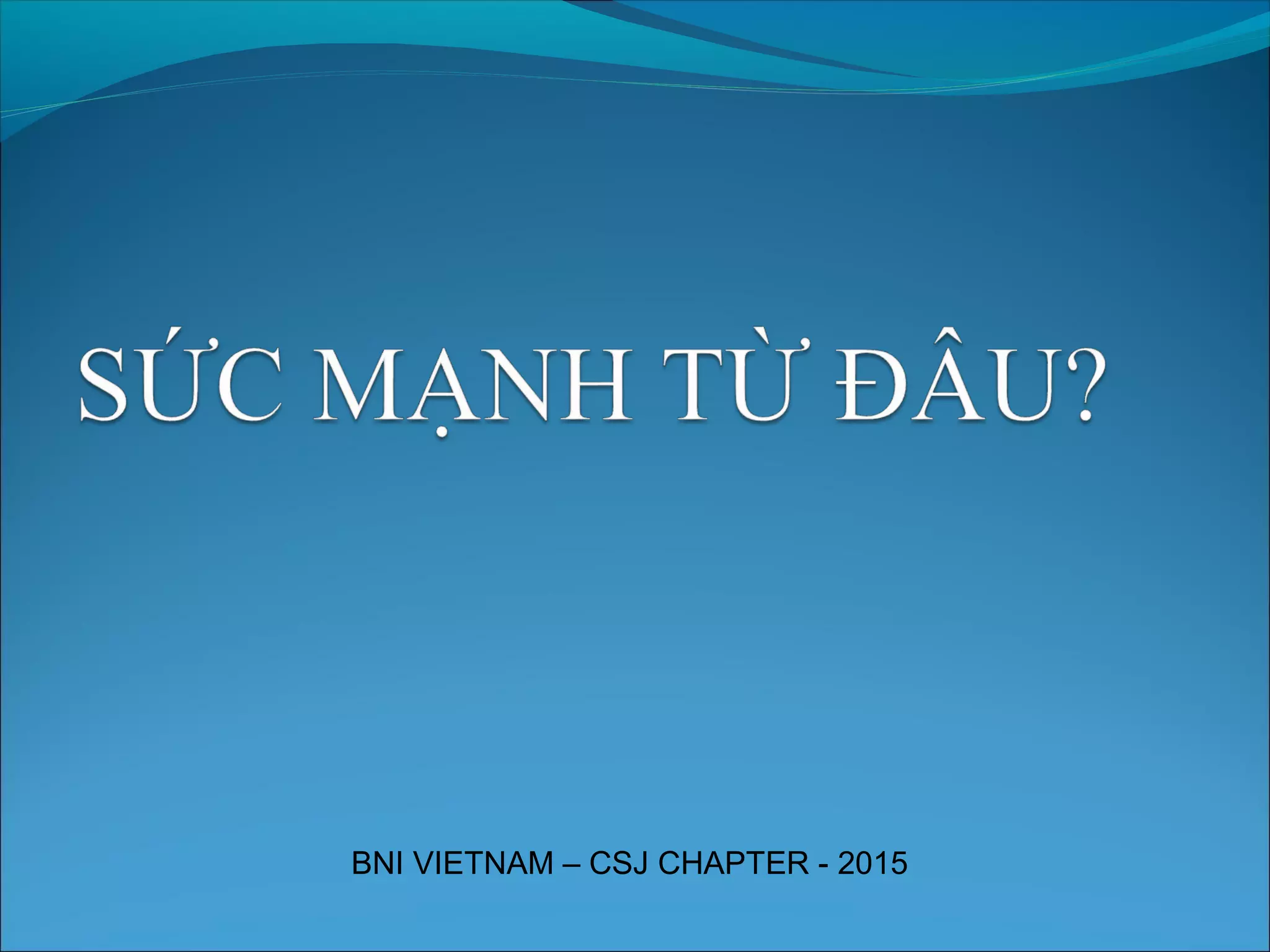 Suc Manh Cua Su Doan Ket | PPT