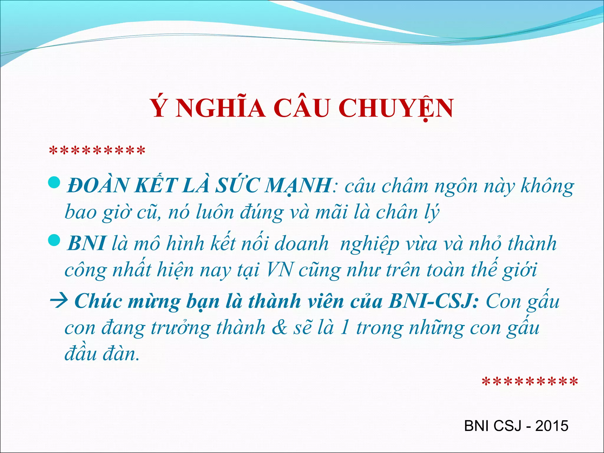 Suc Manh Cua Su Doan Ket | PPT