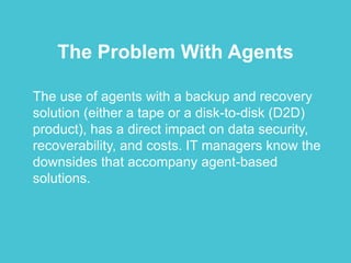 5 Pitfalls of Agent Based Solutions | PPT