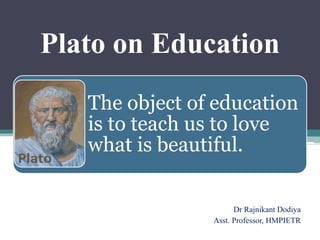 Plato on Education | PPTX