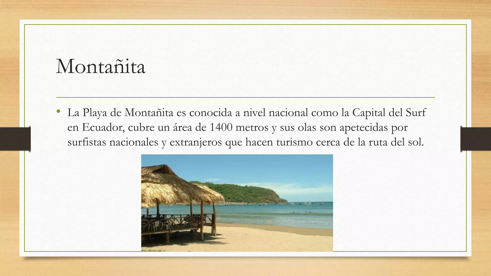 5 playas de ecuador | PPTX