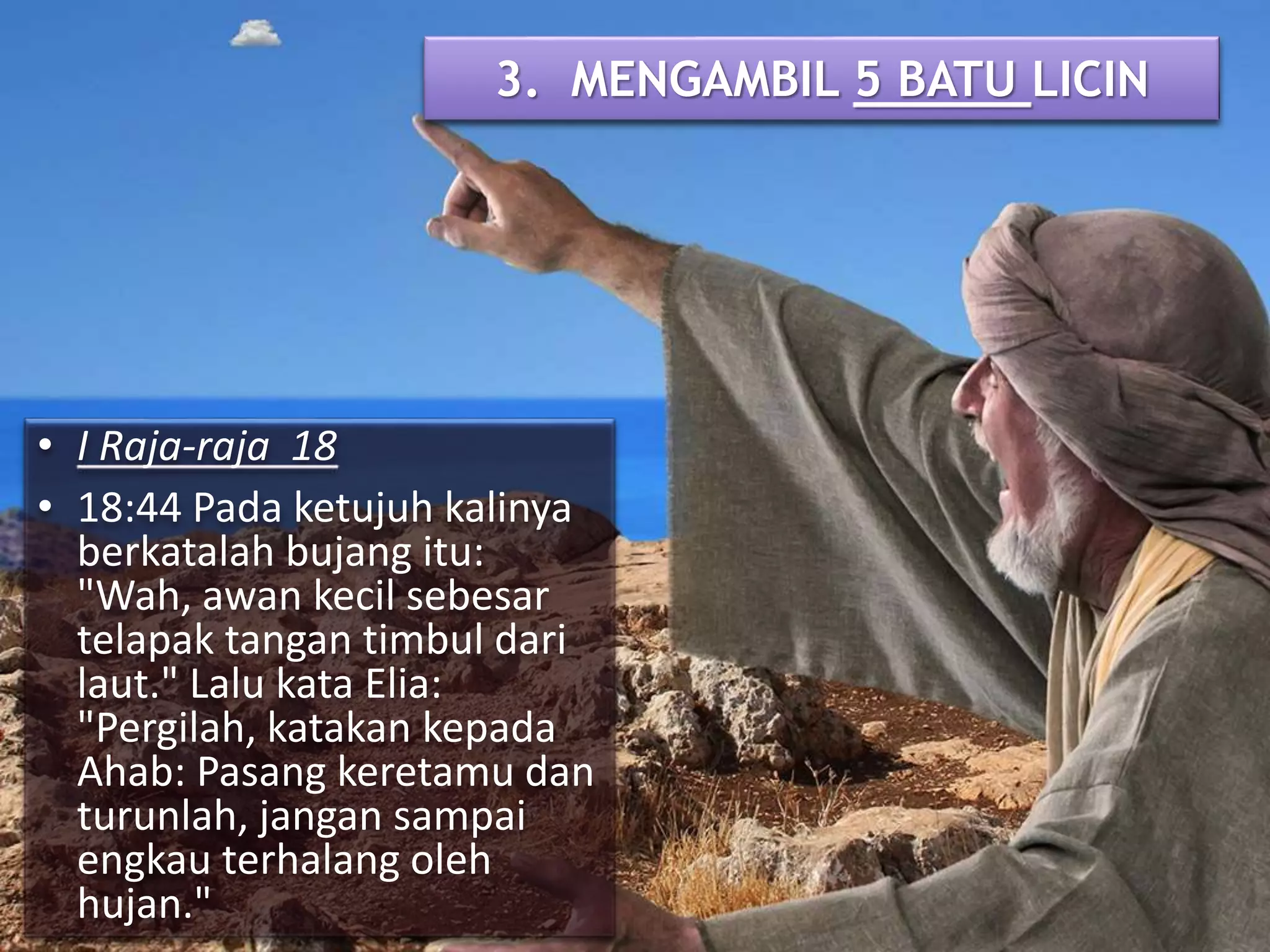 Khotbah Rohani 5 Batu Licin | PPTX