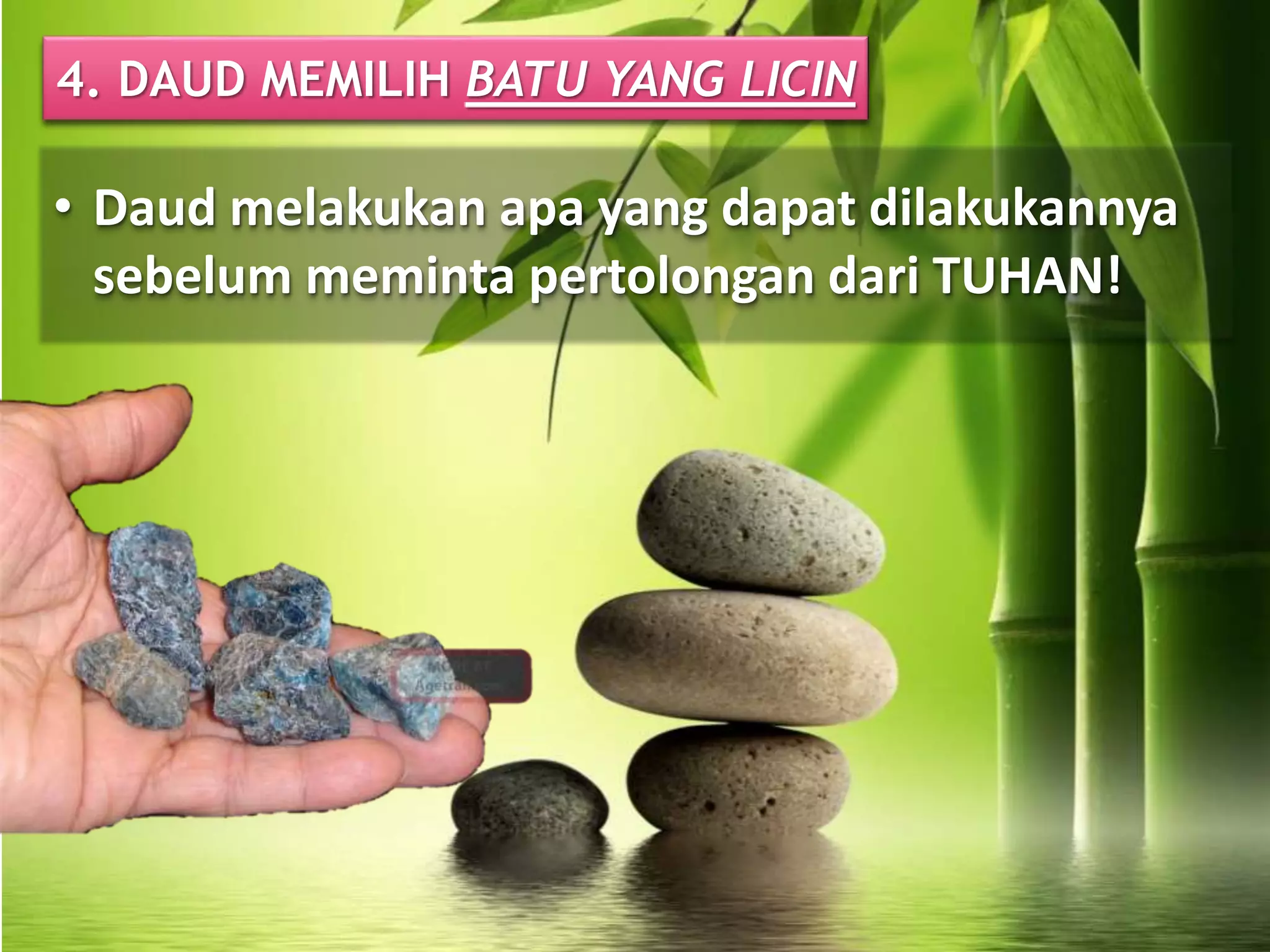 Khotbah Rohani 5 Batu Licin | PPTX